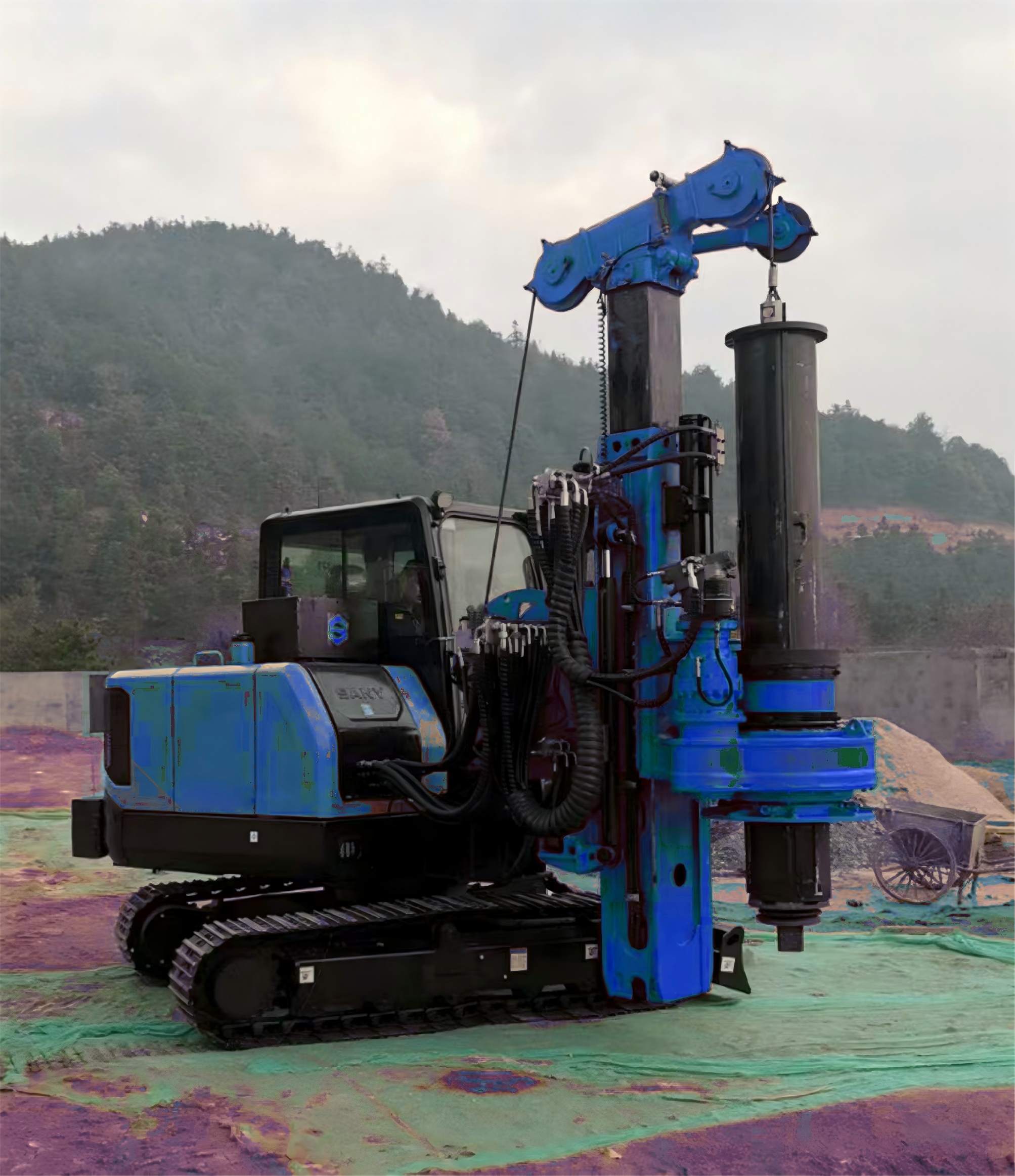 Bridge Foundation Construction with HPR35 Rotary Drilling Rig – APIE ...